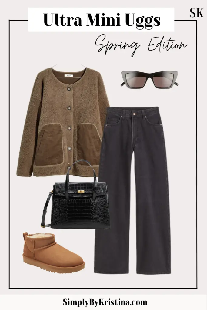 What To Wear With Ultra Mini Ugg Boots - Spring Edition - SimplyByKristina