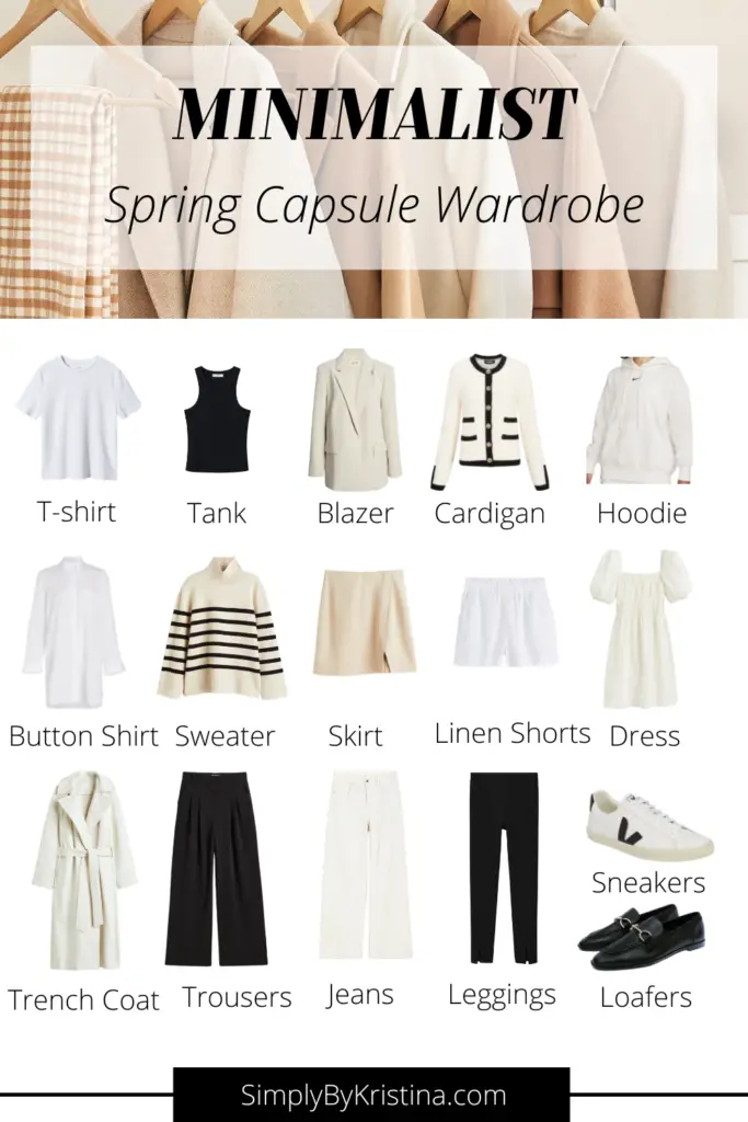 16 Minimalist Staples You Need For Your Spring Capsule Wardrobe ...