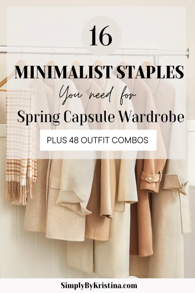 16 Minimalist Staples You Need For Your Spring Capsule Wardrobe ...