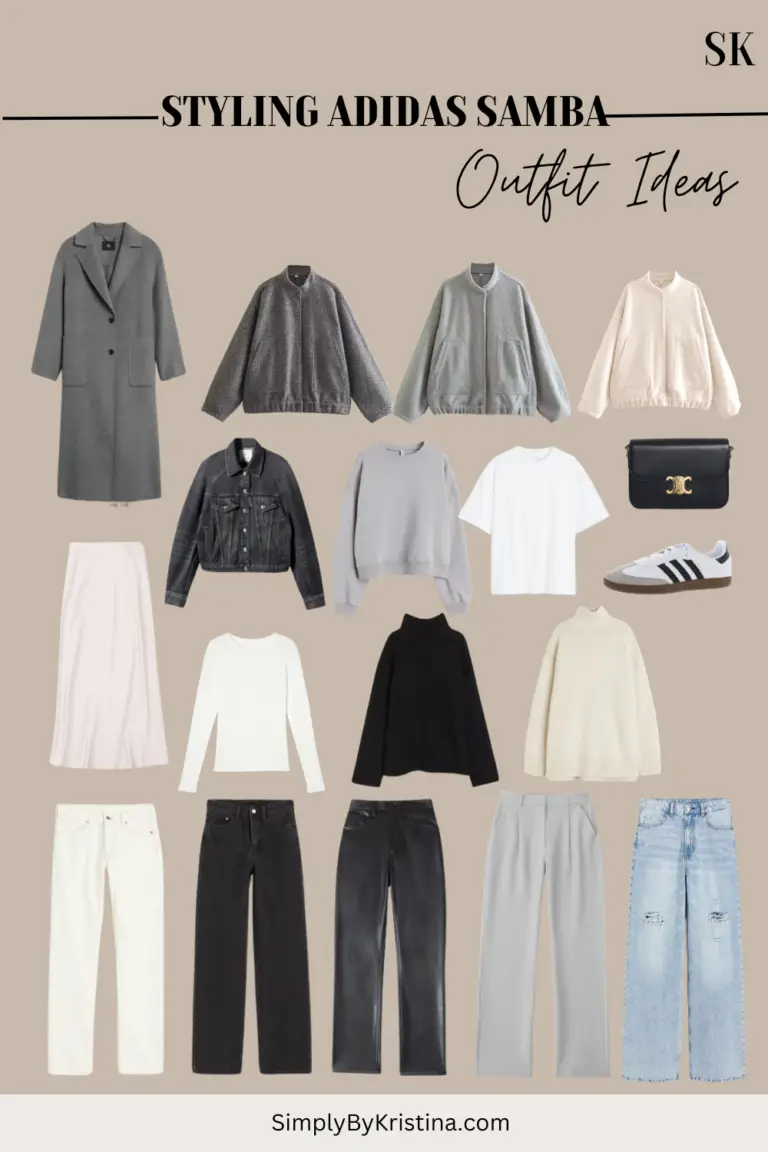 Ways To Style Adidas Samba Sneakers This Fall and Winter - SimplyByKristina